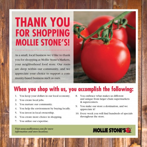 Award Winning Ad: Mollie Stone’s Shop Local « DW Green Company.