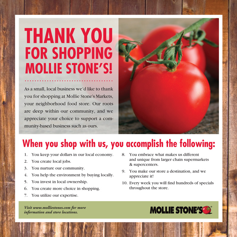 Award Winning Ad: Mollie Stone’s Shop Local « DW Green Company.